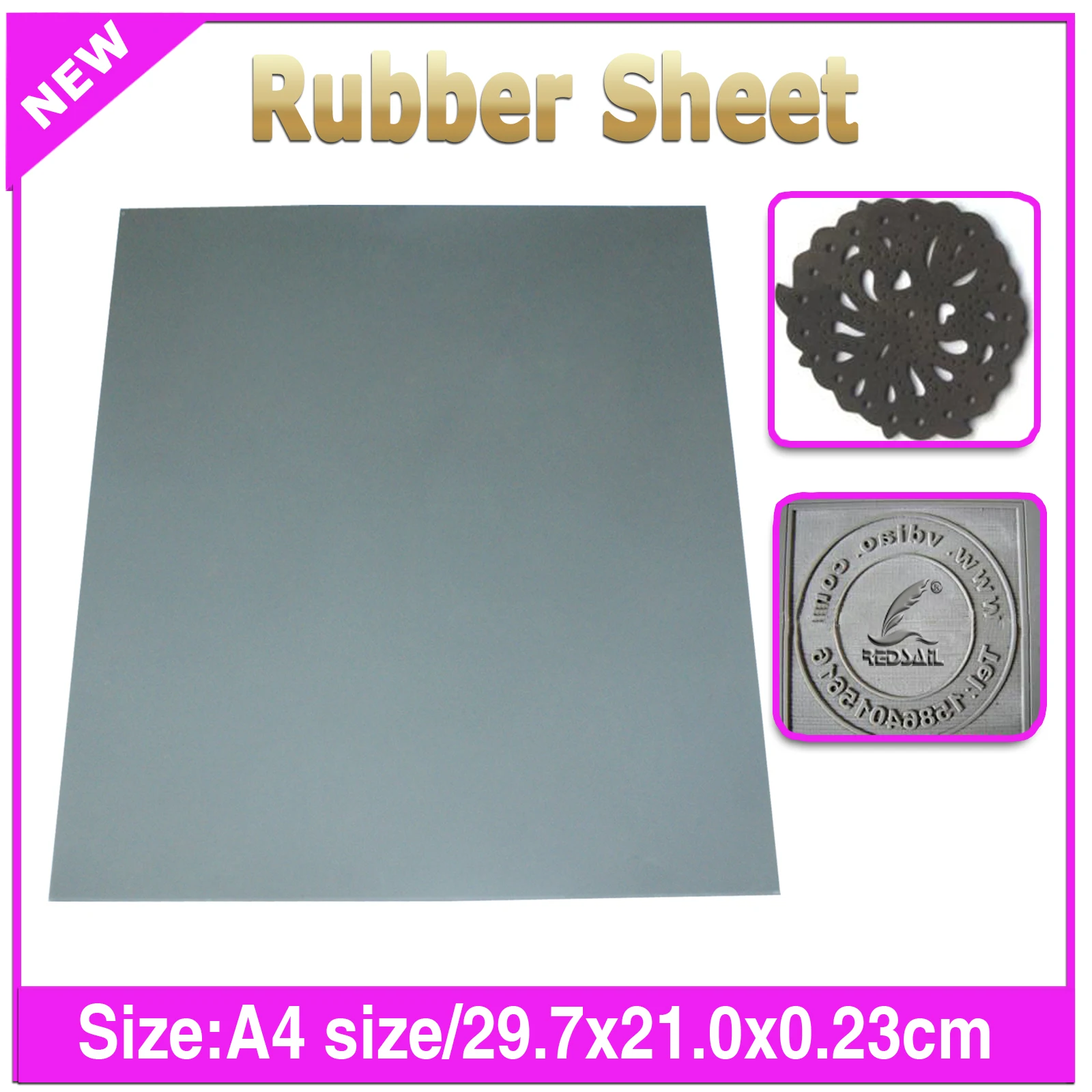 2-3mm-Thick-Rubber-Gray-Color-Stamp-Rubber-Materials-For-Laser-Cutting ...