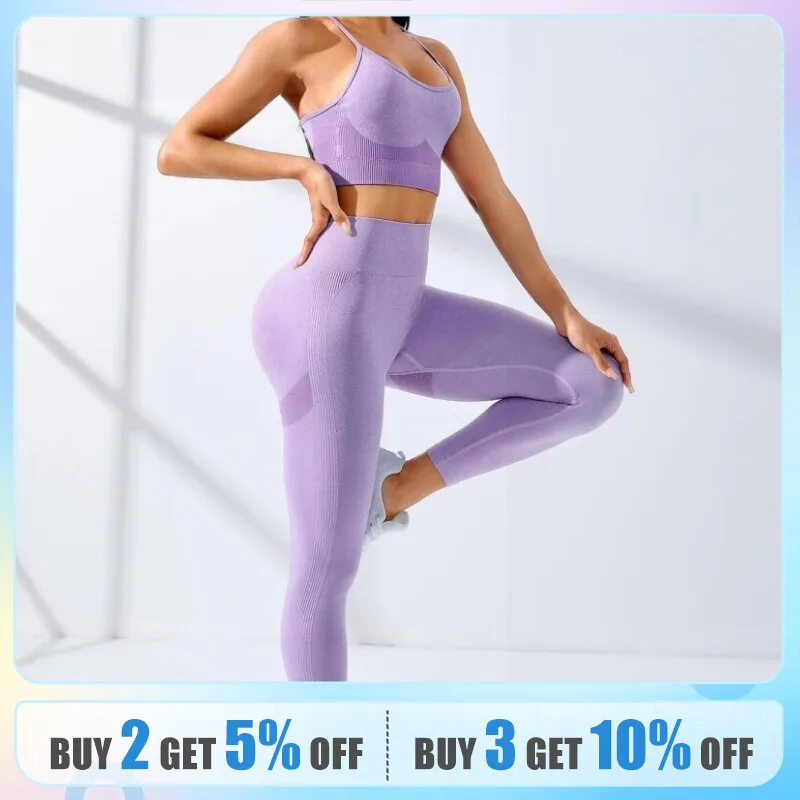 Women-Yoga-Set-2-Pcs-Seamless-Workout-Outfits-Yoga-Sportswear-Tracksuit ...