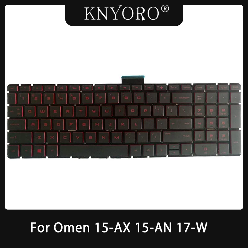US-Layout-Backlit-Keyboard-For-HP-Omen-15-AX-15-AN-17-W-Laptop-English ...