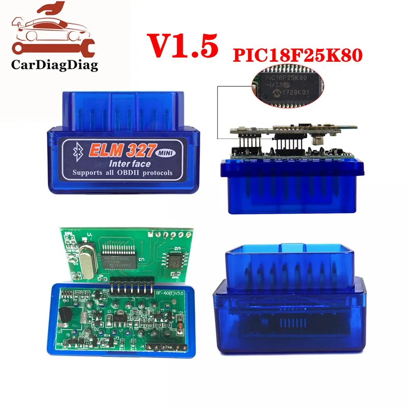 2-PCB-BT-ELM327-V1-5-PIC18F25K80-Chip-Bluetooth-ELM-327-V1-5-Better ...