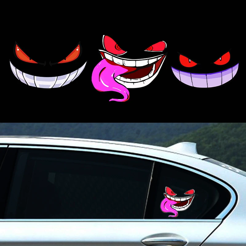 Funny and fun stickers, devil stickers, reflective and waterproof ...