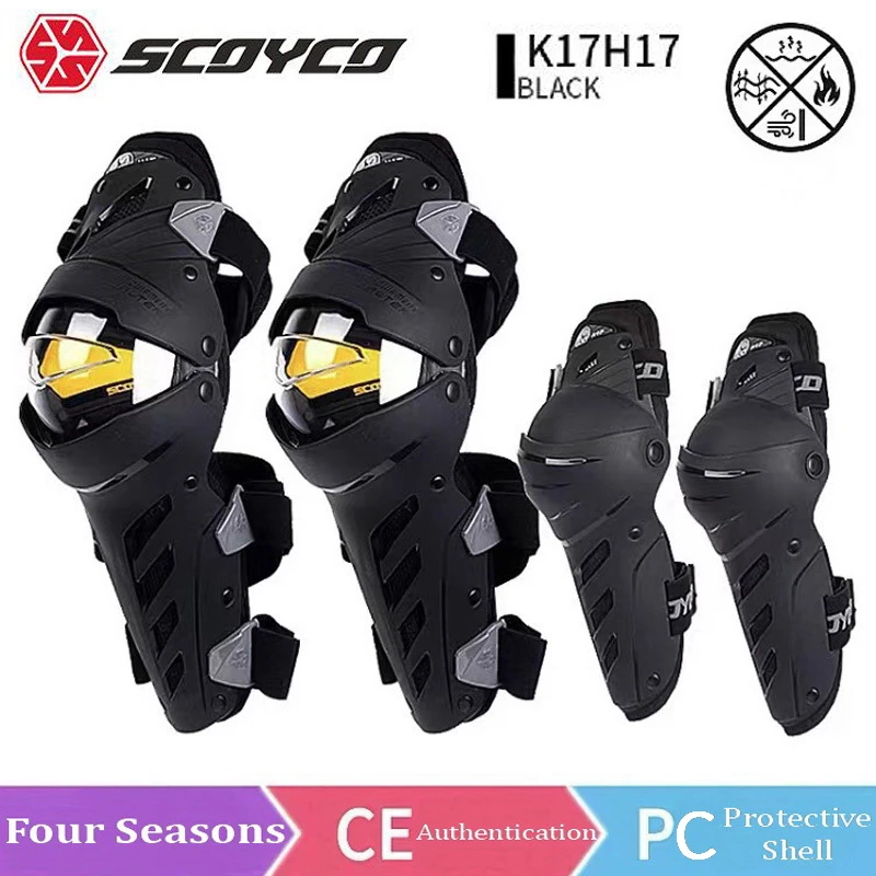 Scoyco Motocross Motorcycle Knee Pads Elbow Pad Biker Protector ...