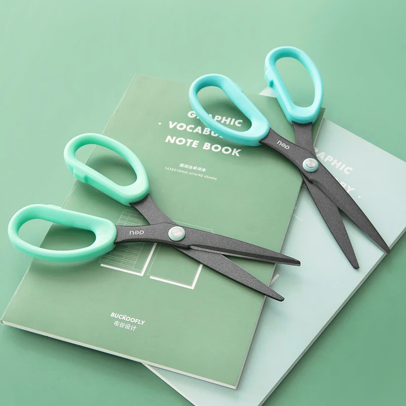 MOhm Tijeras de corte de papel antiadherentes antioxidantes, cómodas y ...