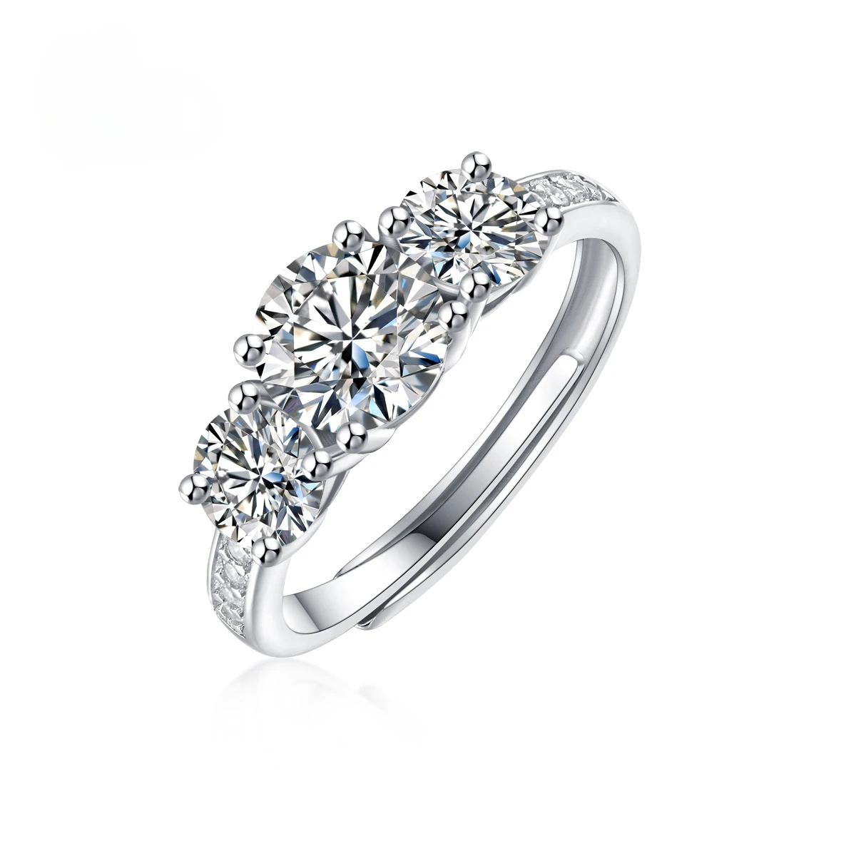 YINFOXI-1-CT-Moissanite-Diamond-Resizable-Ring-D-Color-EX-Cut-925 ...