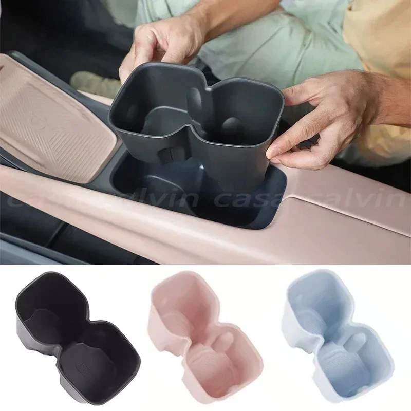 For-BYD-Seagull-Car-Water-Cup-Holder-Storage-Box-Anti-slip-Pad-Fixed ...