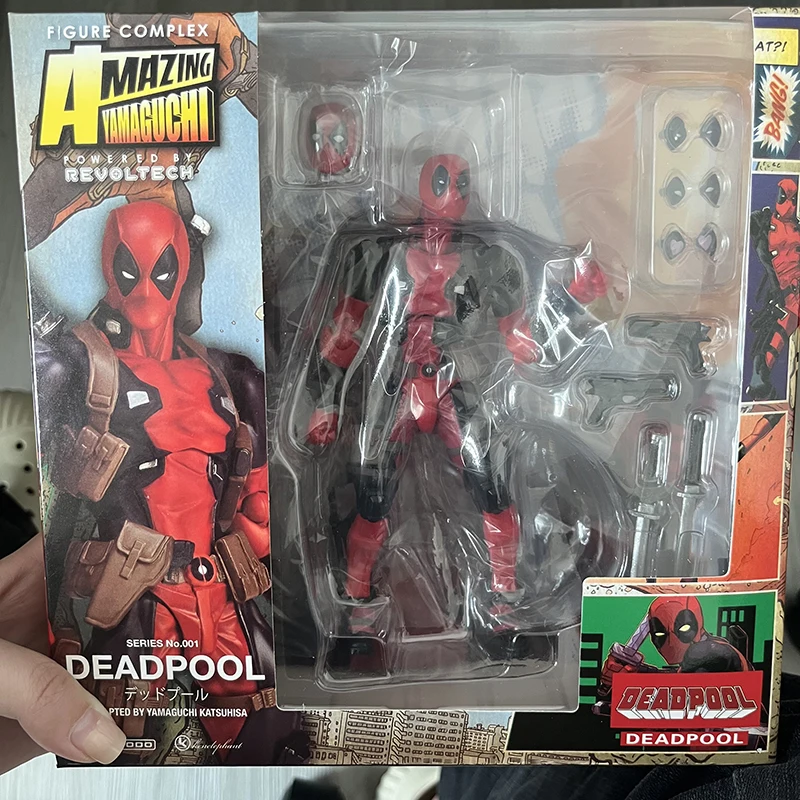 Yamaguchi Revoltech Deadpool Figure Yamaguchi Deadpool X-Men Superhero ...
