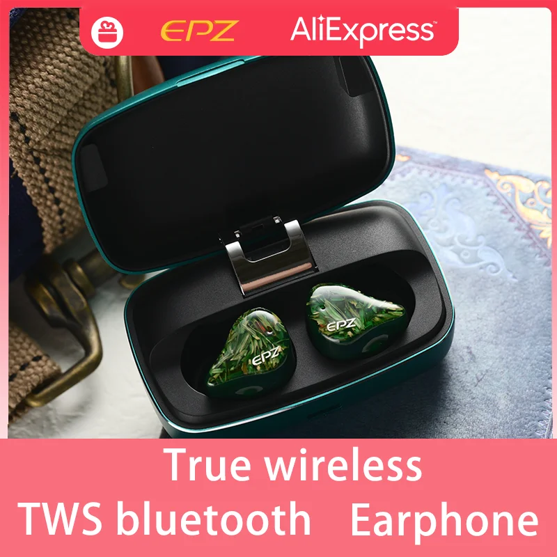 Epz-350tpro New 1dd+1ba Bluetooth 5.2 Sports Built-in Microphone Game Tws Wireless Hifi ...