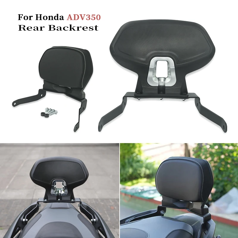 ADV350 22-25 Motorcycle Passenger Seat Back Rest Cushion Rear Backrest ...
