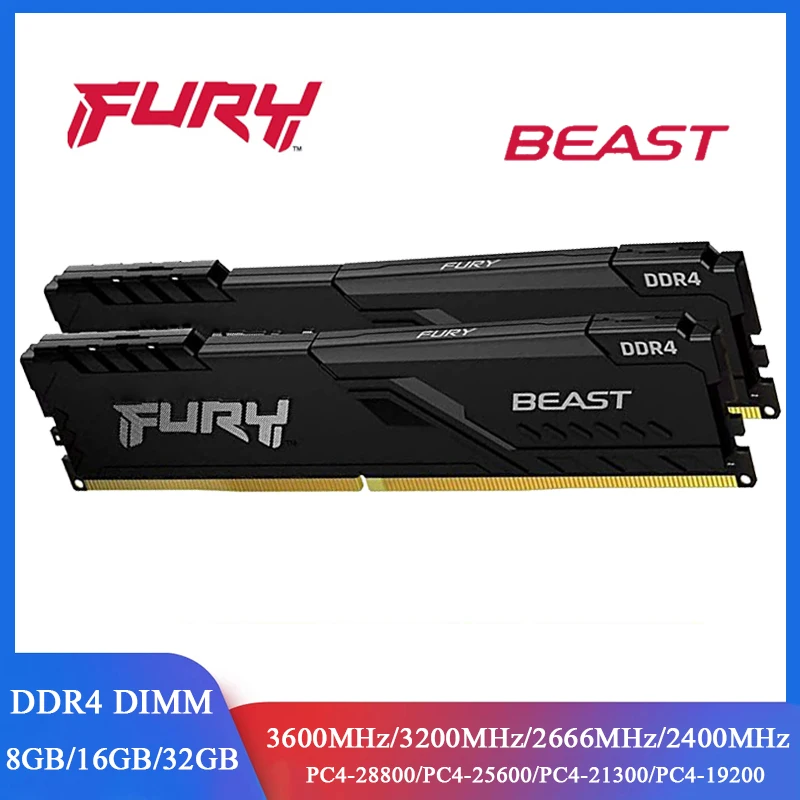 Memoria DDR4 데스크탑 RAM, 8GB, 16GB, 32GB, 3600MHz, 2400 2666, 3200MHz 메모리 ...