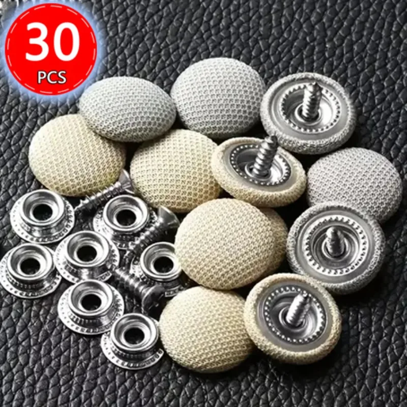 1-30pcs-Car-Roof-Buckles-Interior-Mesh-Fabric-Fixing-Buckle-Snap-Rivets ...