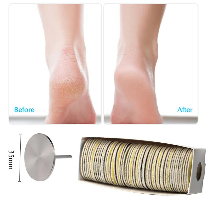 35mm Disc For Foot Hard Dead Skin Remover Disk Sandpaper Nozzle ...