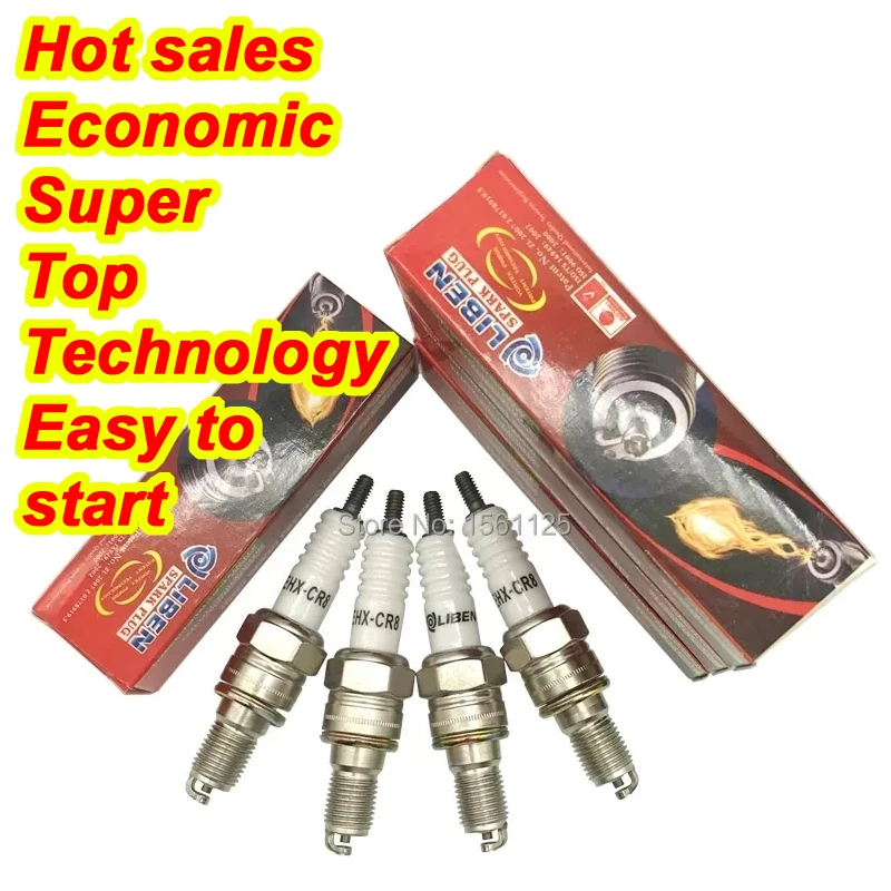 1 2 4 PCS 100% genuíno Vórtice Power motor Vela de ignição EHX-CR8 PARA ...