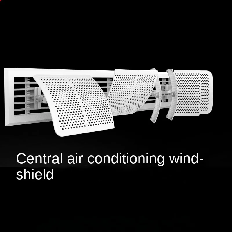Central-Air-Conditioner-Wind-Deflector-Windshield-Duct-Type-Outlet ...