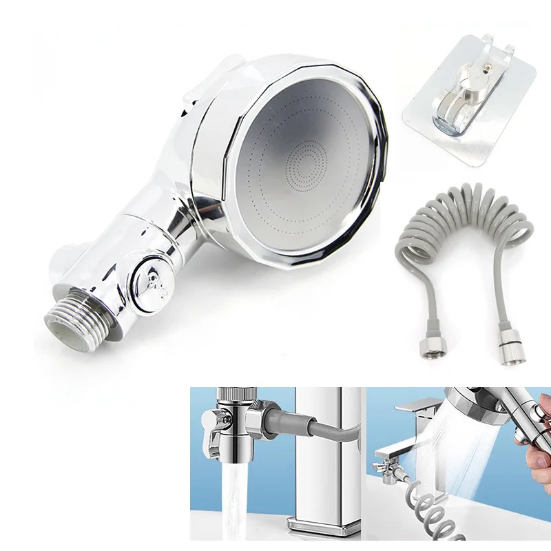 mini-small-Shower-Head-silver-Water-Saving-Shampoo-Hair-Salon-Shower ...