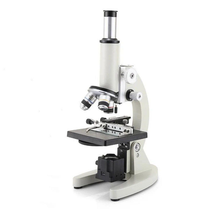 LED-Lamp-Student-Monocular-Biological-Microscope-5000X-10000X-Mite ...
