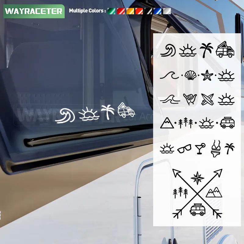 Creative-Car-Sticker-Caravan-Van-Life-Camper-Graphics-Decal-For ...