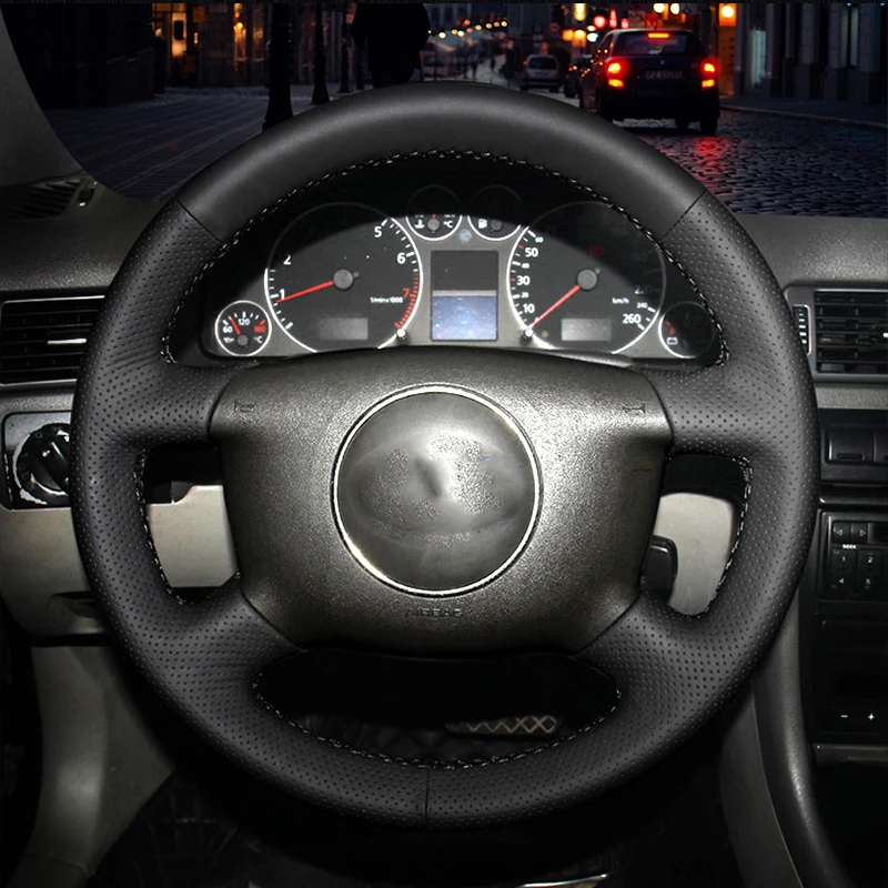 Trenza de coche personalizada en la cubierta del volante para Audi A2 ...