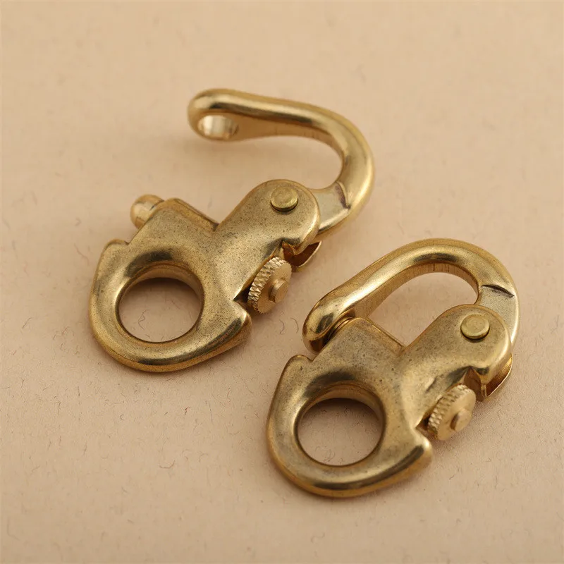 Brass-Handicraft-Key-Buckle-Waist-Simplicity-Shoulder-Strap-Fixed-Latch ...