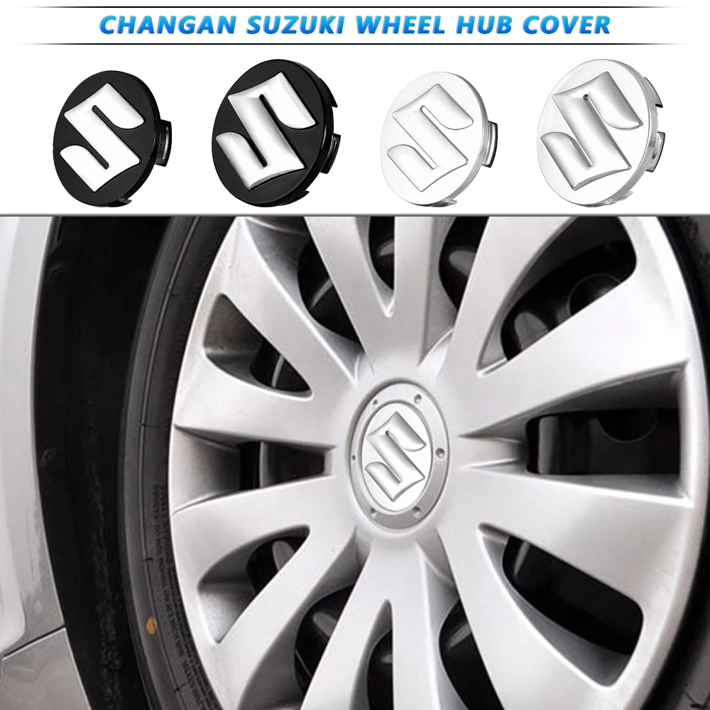4Pcs/Set 54/58mm Car Accessories Wheel Tire Center Emblem Cover Hub ...