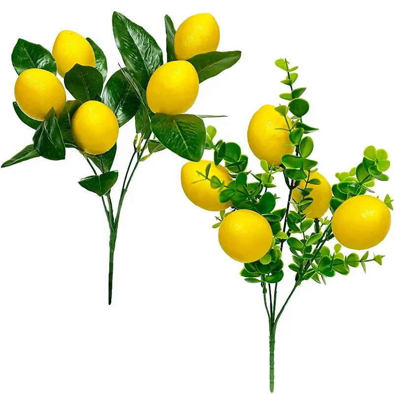 Simulated-Lemon-Branch-Green-Plants-Home-Decoration-Lemon-Fruit-Nordic ...
