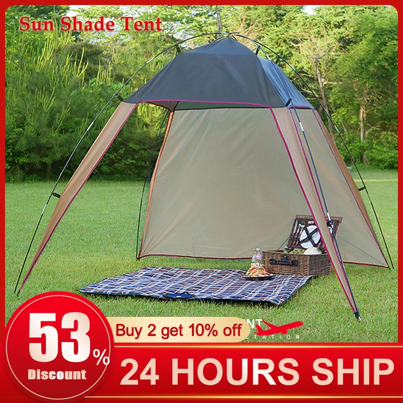 Lightweight Sun Shade Anti-UV Waterproof Tent Outdoors Canopy Beach ...
