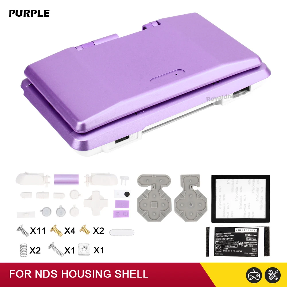 NEW-Purple-Green-Housing-Shell-Cover-For-NDS-Replacement-Housing-Shell ...