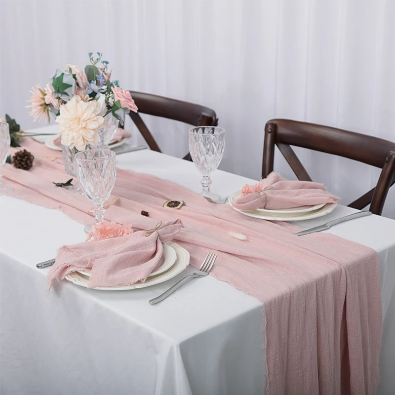 Retro-Burrs-Dinner-Table-Runner-Strap-Cheese-Cloth-Cotton-Fabric-Raw ...