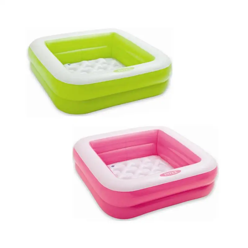 Inflatable-Swimming-Pool-For-Kids-Square-Family-Above-Ground-Pool ...