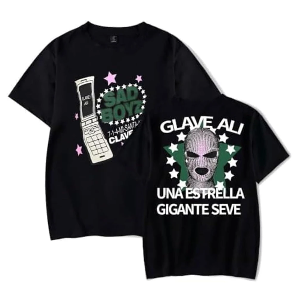 Junior-H-Clave-Ali-T-Shirt-Sad-Boyz-Tour-Merch-Women-Men-Summer-Short ...