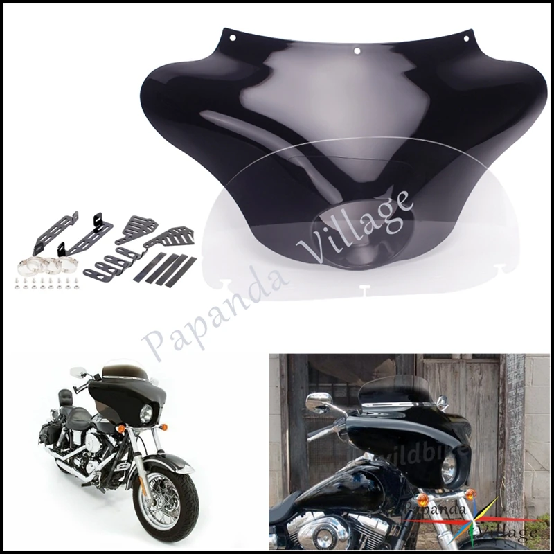 Motorcycle Front Batwing Fairing Headlight Cowl Mounting Bracket For ...