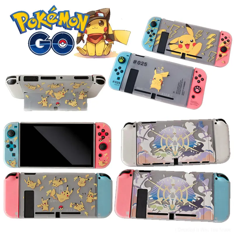 Funda-protectora-transparente-de-Pokemon-para-Nintendo-Switch-carcasa ...