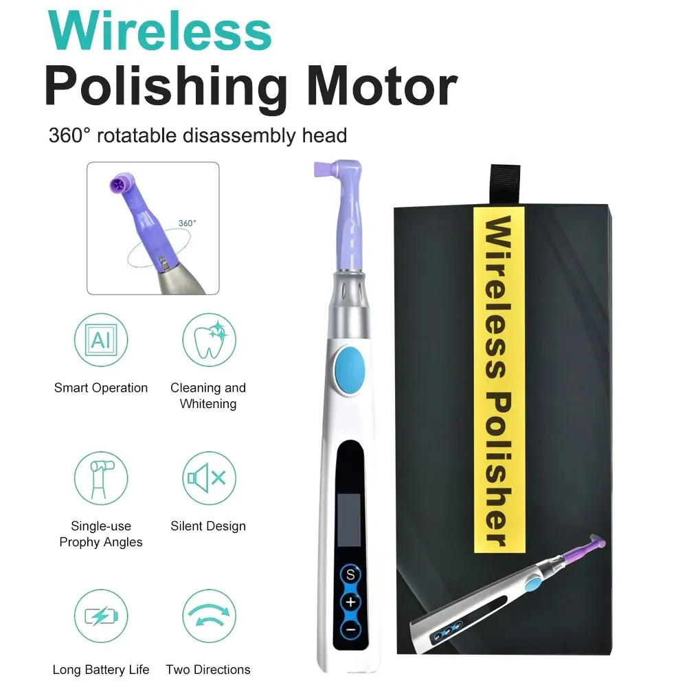 Dental-Electric-Wireless-Polisher-Denspay-Dental-Hygiene-Prophy ...