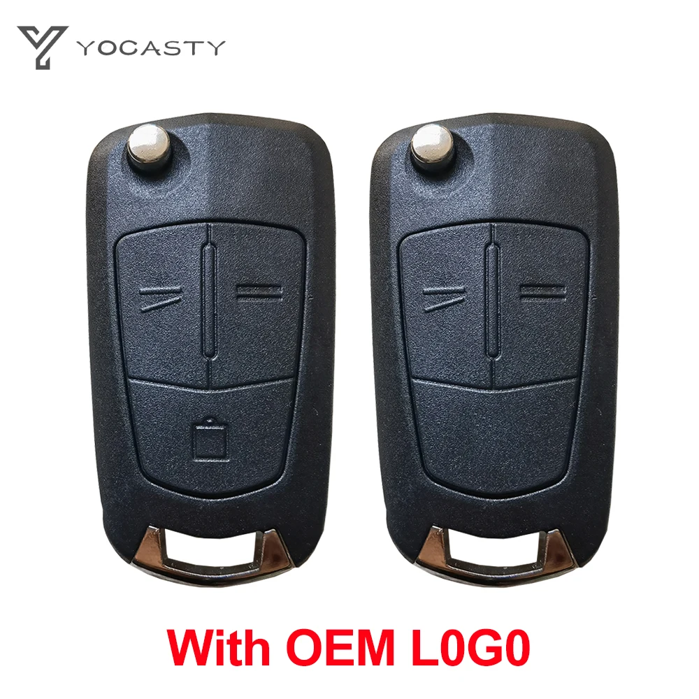 YOCASTY Original LOGO Flip Remote Car Key Shell Case For Opel Vauxhall ...