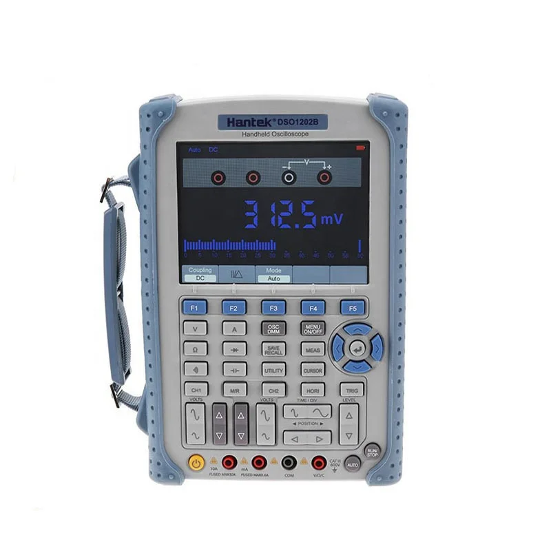 Hantek DSO1202B 2 Channels Digital Oscilloscope 200Mhz Handheld USB DMM ...