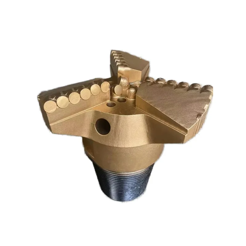 PDC-Three-Wings-Alloy-Drill-Bit-3-blades-220mm-Exploration-Drilling ...