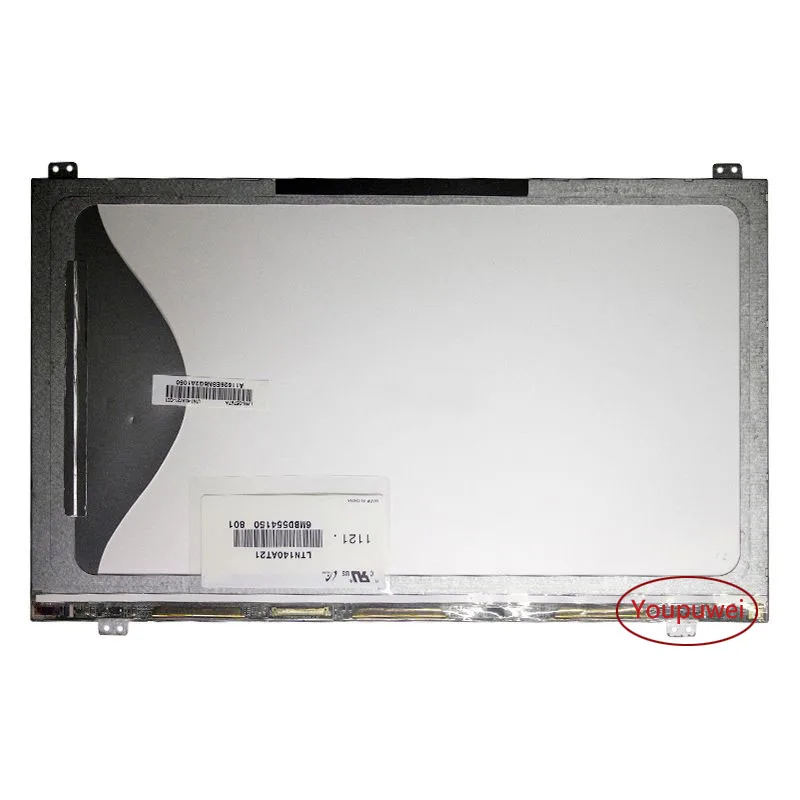 14'' LCD Matrix LTN140AT21 Laptop Led Screen Display 1366x768 40 pin ...