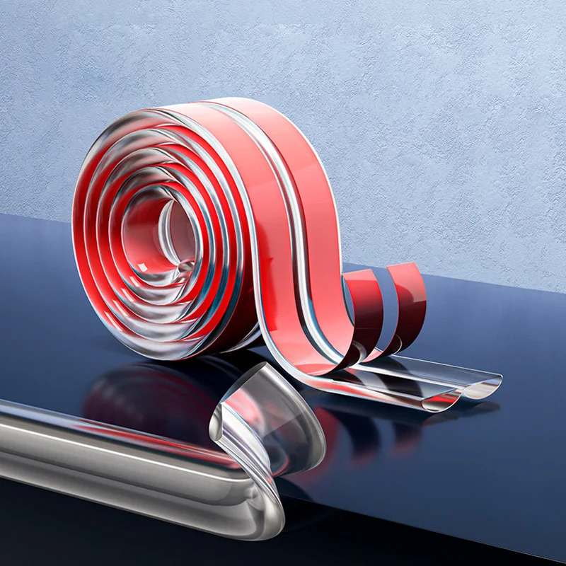 Transparent PVC Baby Protection Strip With Double-Sided Tape Anti-Bumb ...