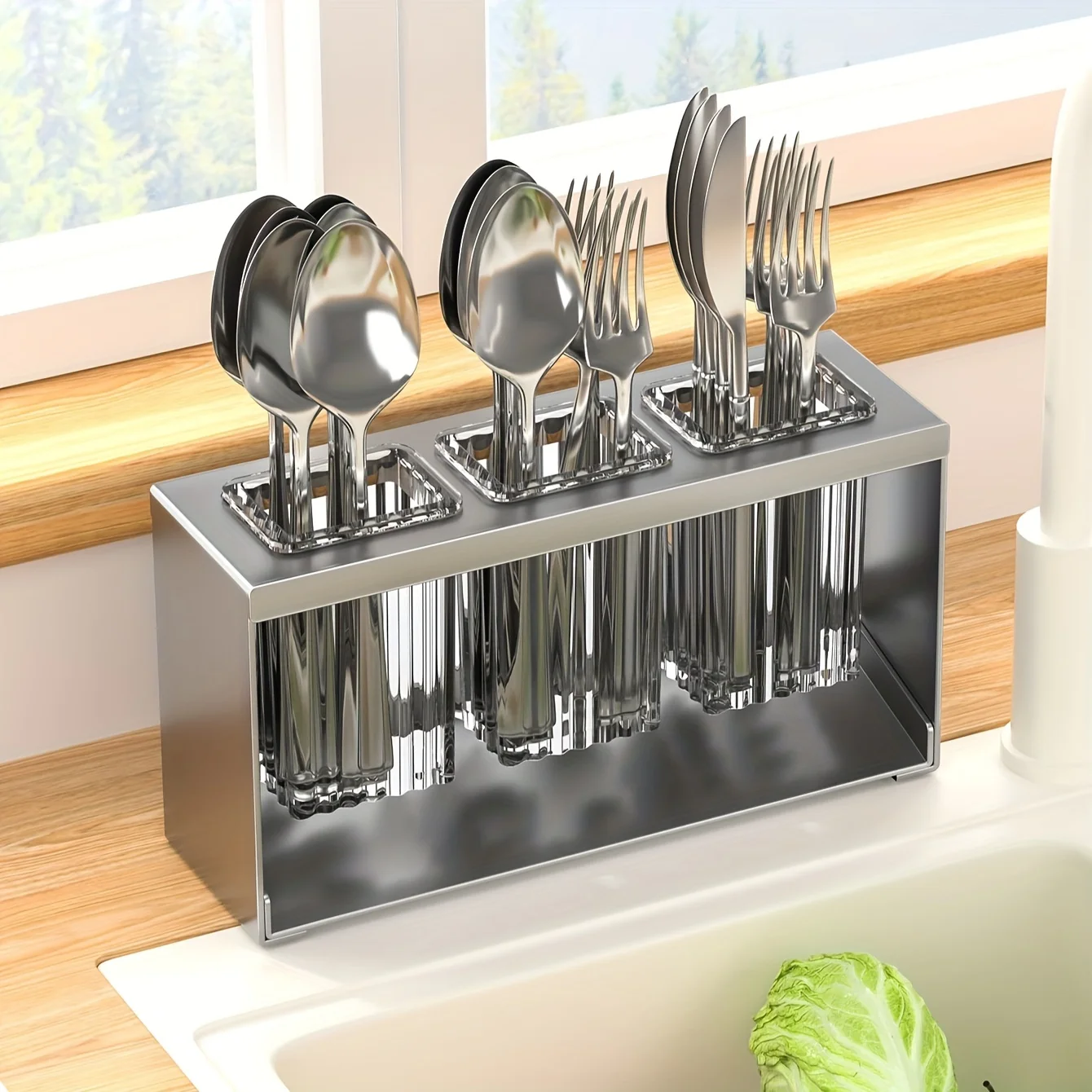Multi-Functional-Independent-Tabletop-Drain-Storage-Rack-Kitchen-Knife ...