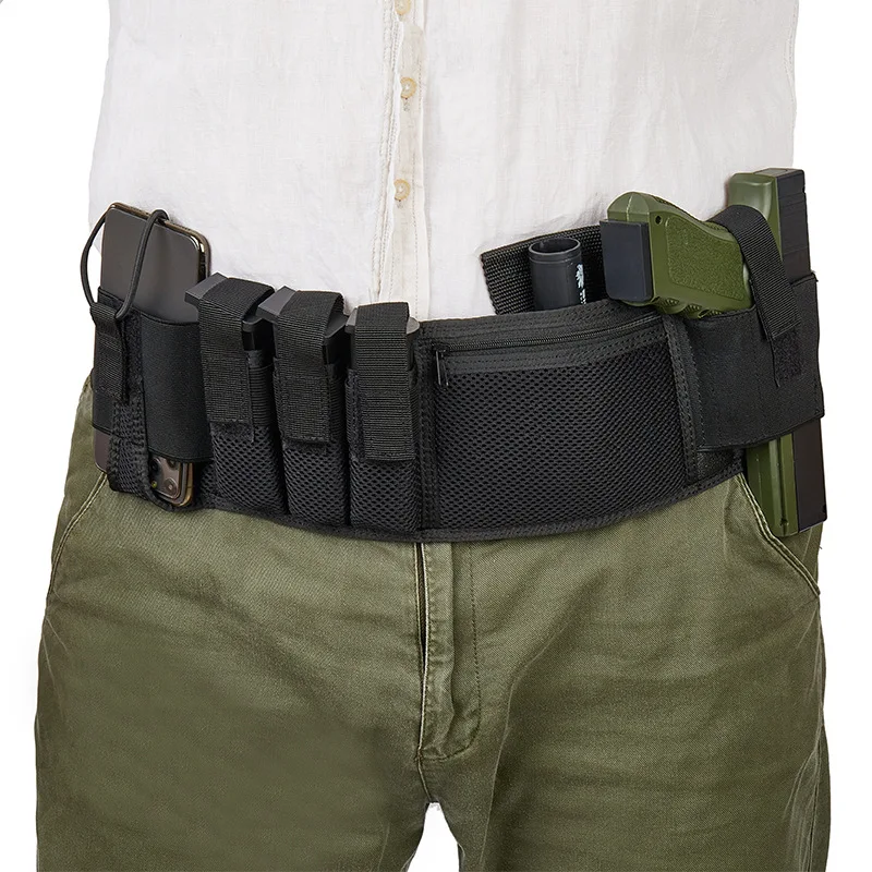 Multifunction-Outdoor-Tactical-Battle-Belt-Hunting-Set-Belt-Military ...