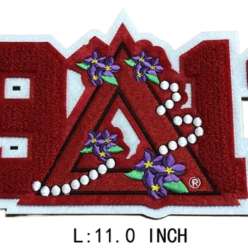 11 Inch Since 1913 Chenille Patches,Delta Sigma Theta Sorority Iron-On ...