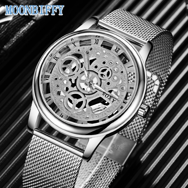 Gold Skeleton Watch Men | Skeleton Watches Women | Women's Skeleton ...