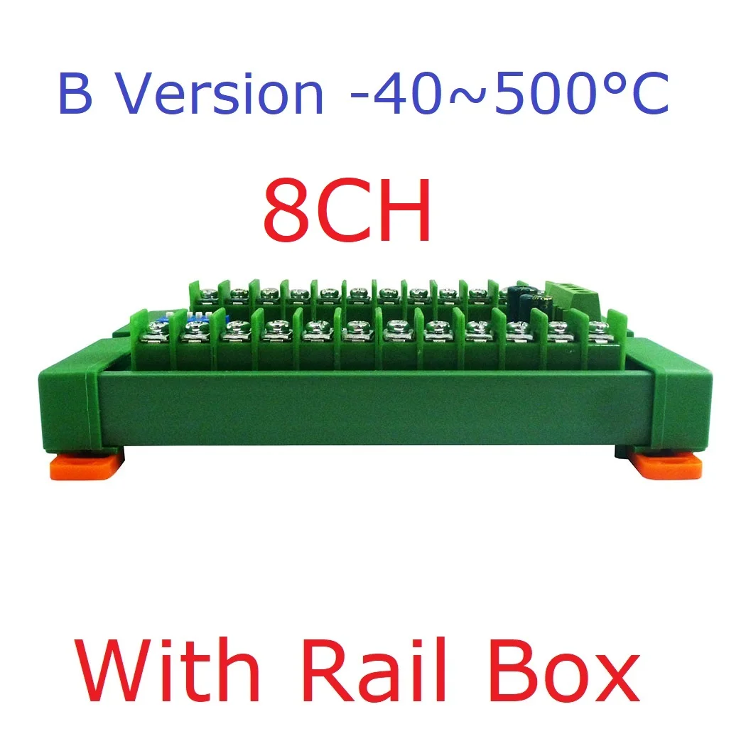 Buy 8 Channels PT100 PT1000 Temperature Acquisition Module With LCD ...