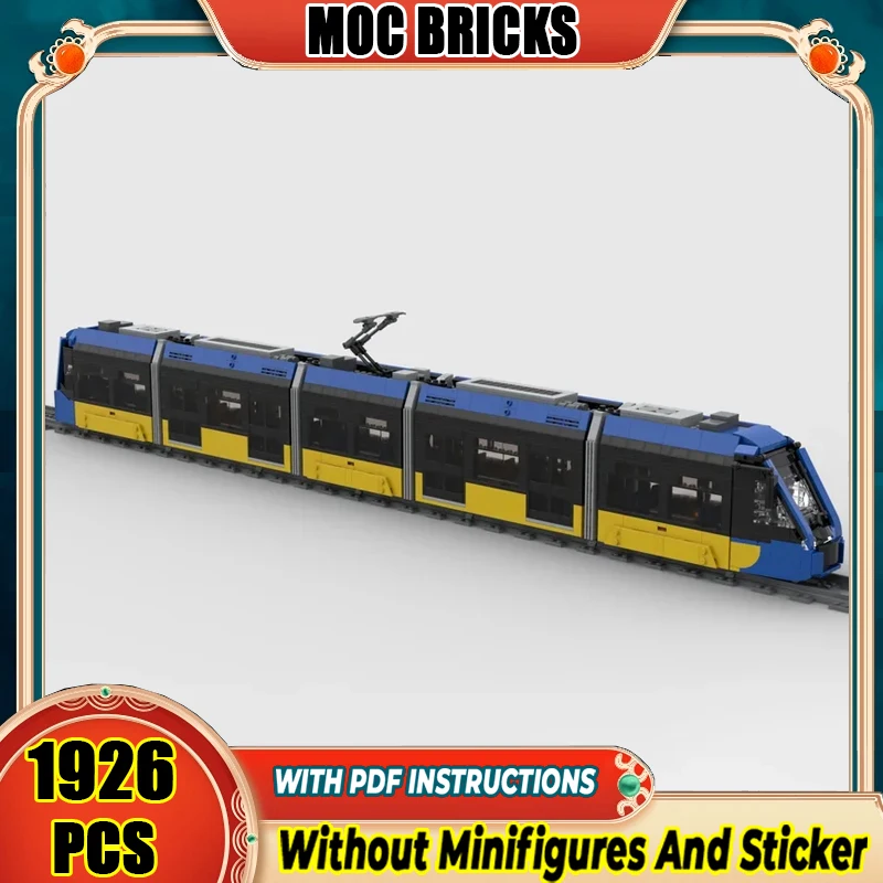 Moc Building Blocks 8000 Series Railway Train Model Technical Bricks ...