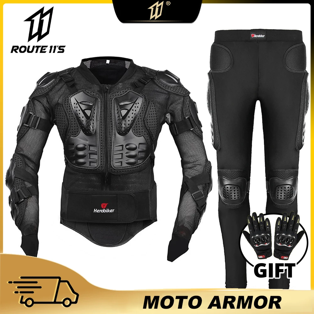 Motorcycle-Body-Armor-Gear-Suit-Men-Motorcycle-Jackets-Motorcyclist ...