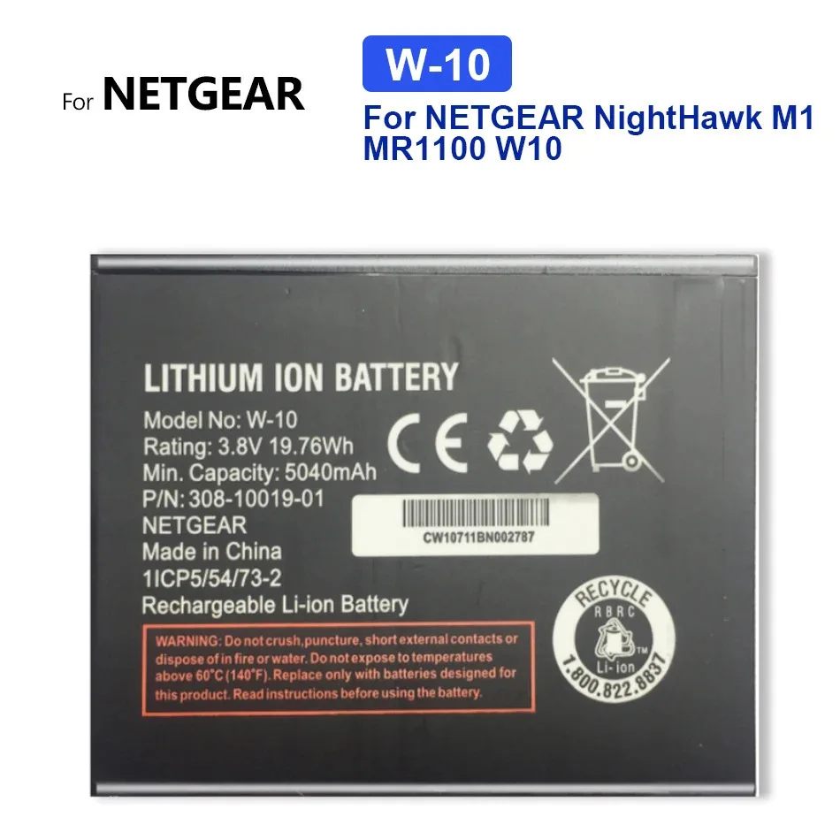 Replacement-Battery-For-NETGEAR-Nighthawk-M1-MR1100-W10-5040Mah-Track ...