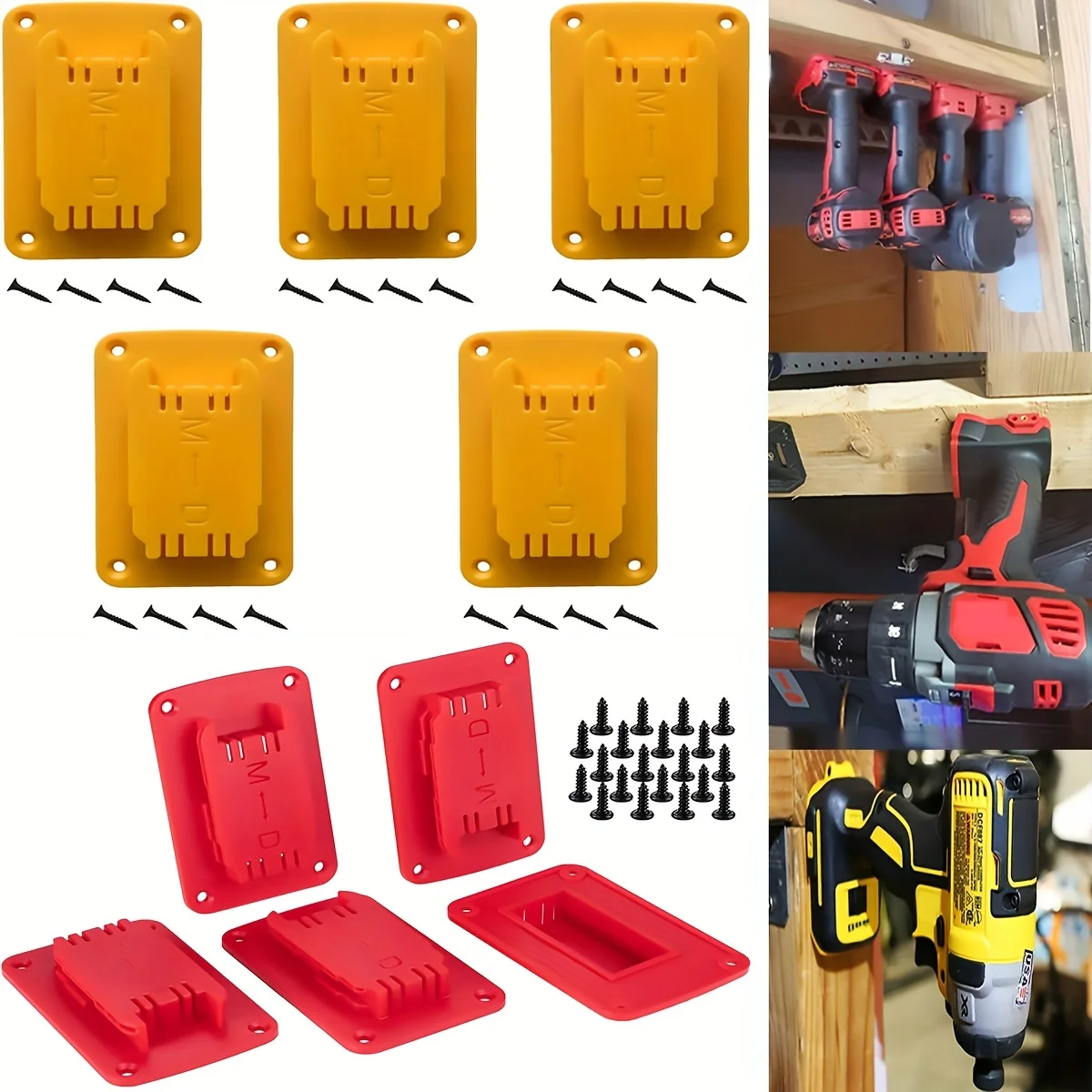 5-Packs-Tool-Holder-Mount-for-Milwaukee-M18-Tool-Also-Fit-for-Dewalt ...