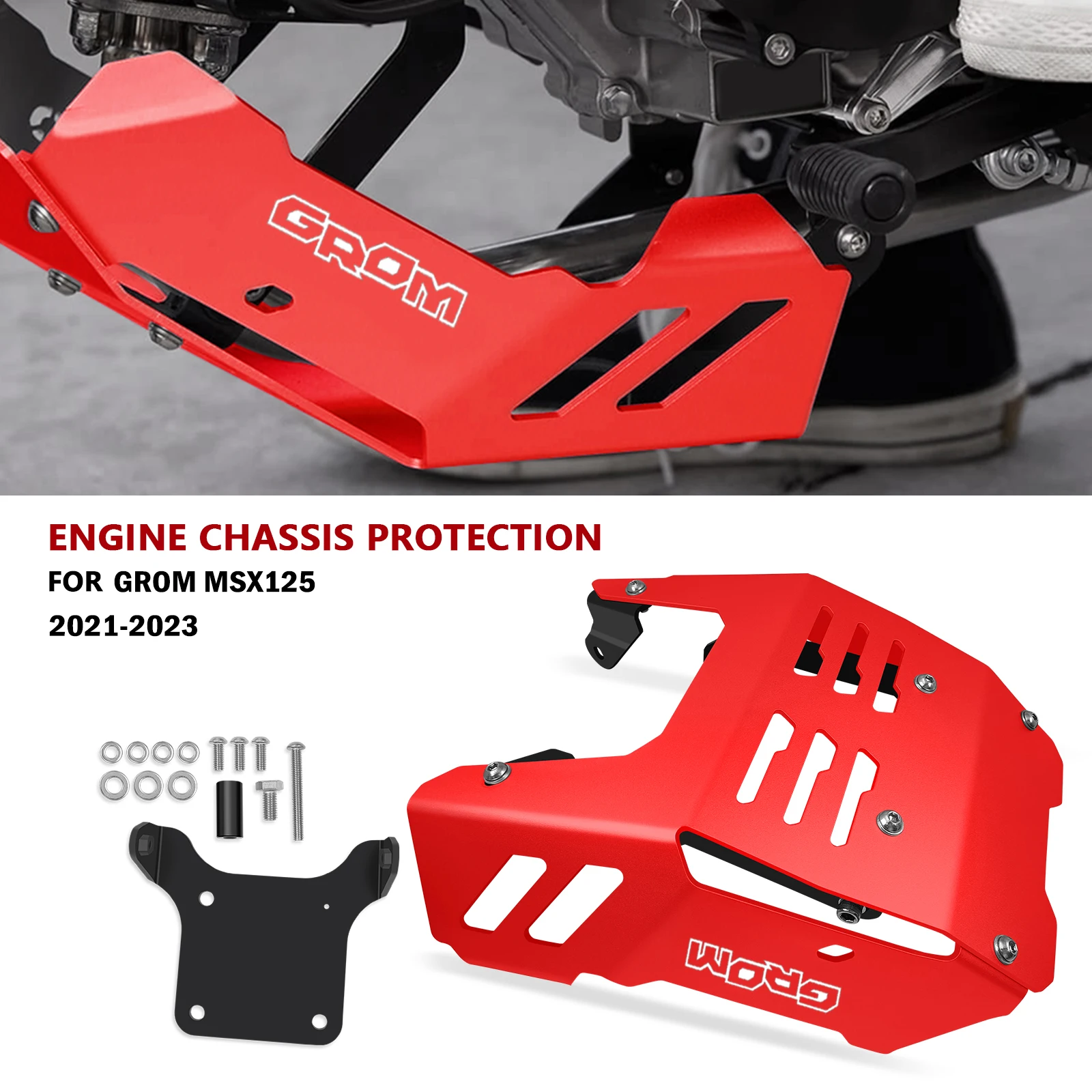 For Grom125 MSX125 2022 2023 Engine Base Protector Cover Motorcycle ...