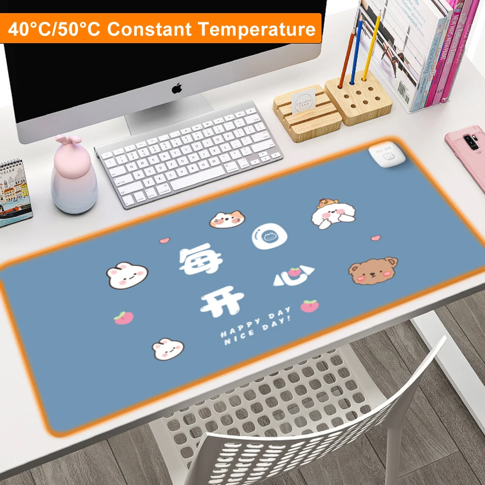 Intelligent-Heated-Mouse-Pad-Cute-Electric-Heating-Office-Desktop ...