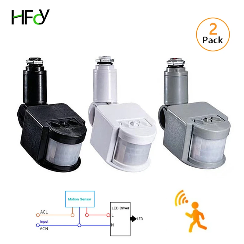 LED-Light-Motion-Sensor-Switch-Adjustable-110V-220V-12V-24V-Automatic ...