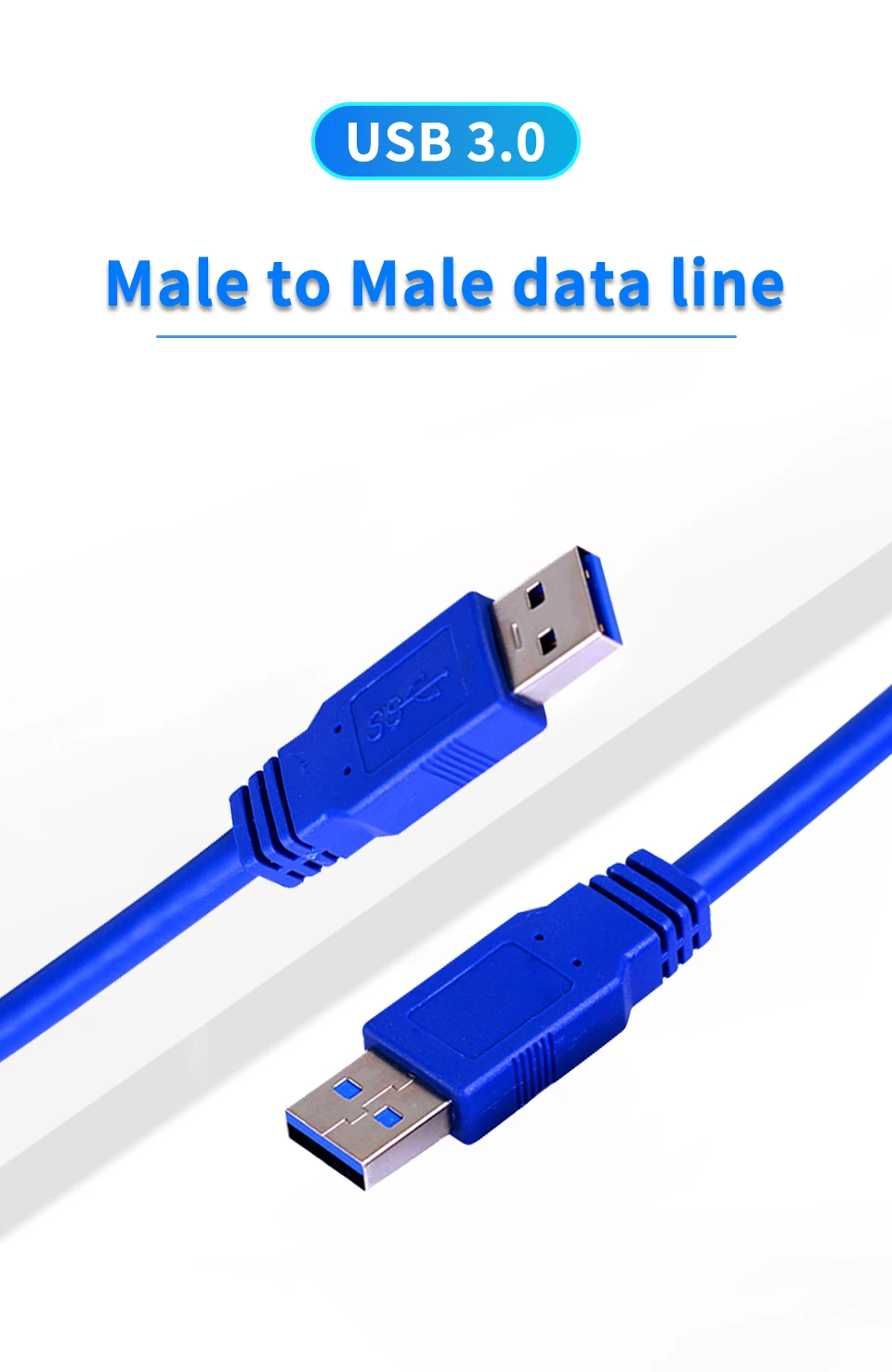 Double Headed USB 3 0 Data Cable Double Male To Male USB A TO A Connector To Transmission PC Box Recorder Set top Box Adapterer AliExpress